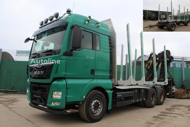 MAN TGX 33.500 kamion za prevoz drva