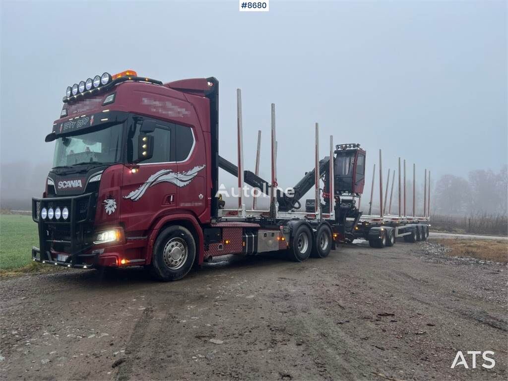 Scania R770B6x4NB kamion za prevoz drva