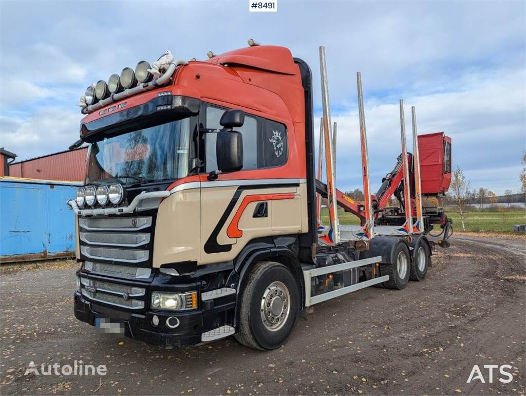 Scania R580 kamion za prevoz drva