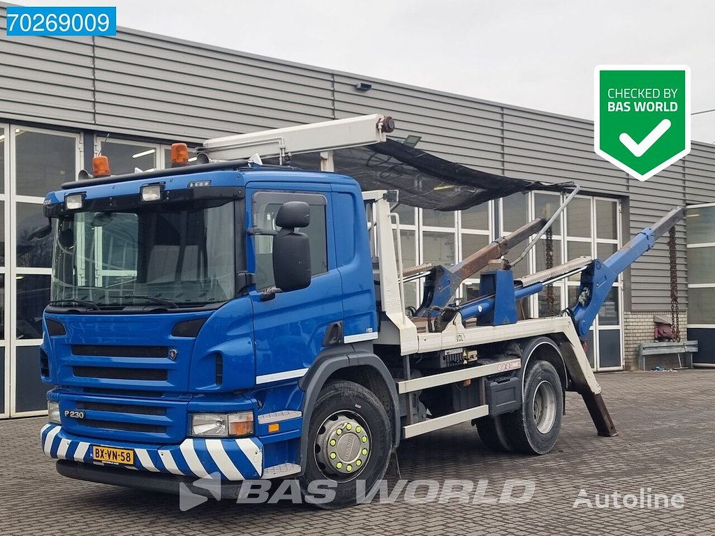 Scania P230 4X2 NL-Truck 13T VDL skiploader EEV kamion autopodizač kontejnera