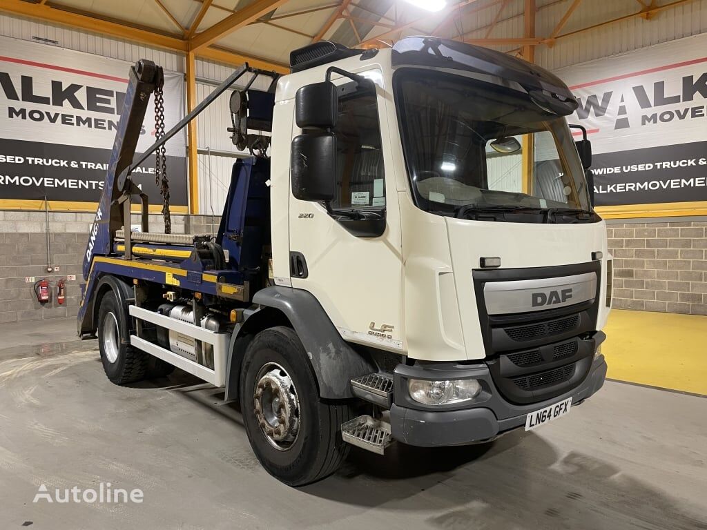 DAF LF 220, *EURO 6*, 4X2 18 TONNE SKIP LOADER – 2014 – LN64 GFX kamion autopodizač kontejnera