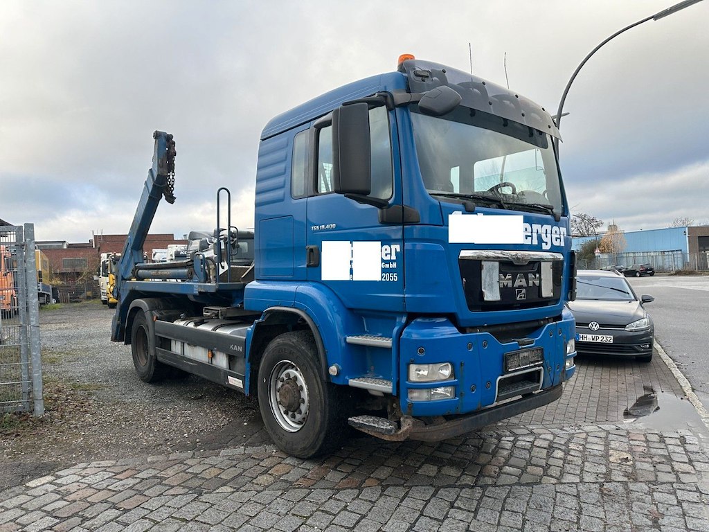 MAN TGS 18.400 4x4 Skip loader kamion autopodizač kontejnera