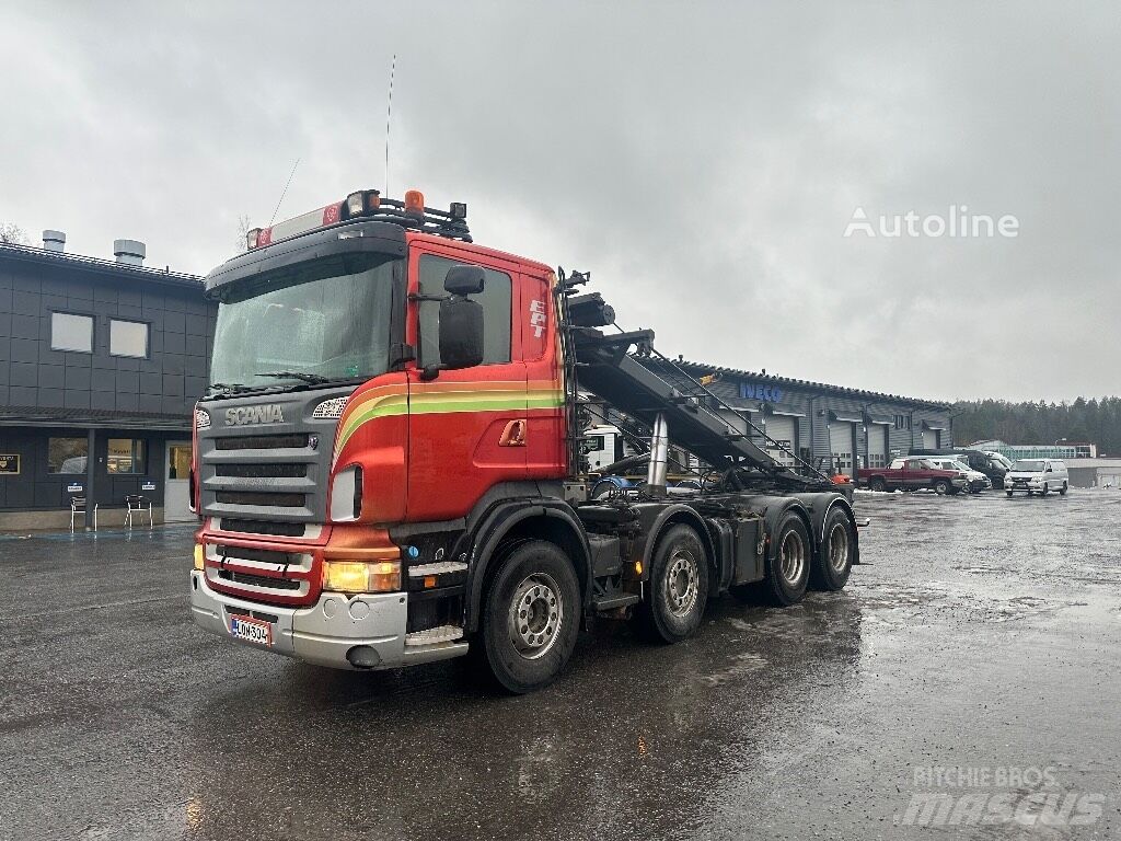 Scania R500 8X4 vozilo za prevoz kontejnera