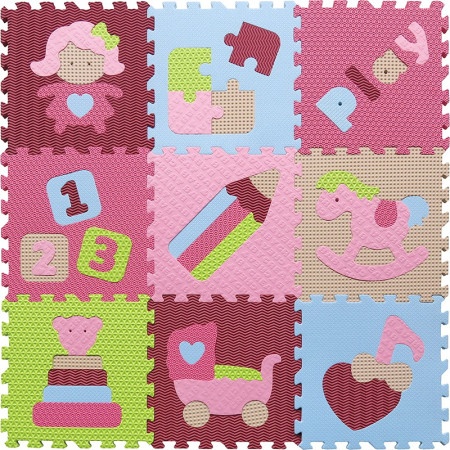 Baby Great Podne puzzle Premijum klase "Ćerke-majke" (pink) ( 9607 )