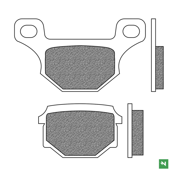Kočione pločice organic