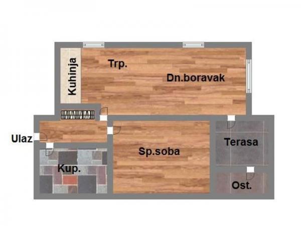 Dvosoban stan na prodaju, 44m2, 113.720€