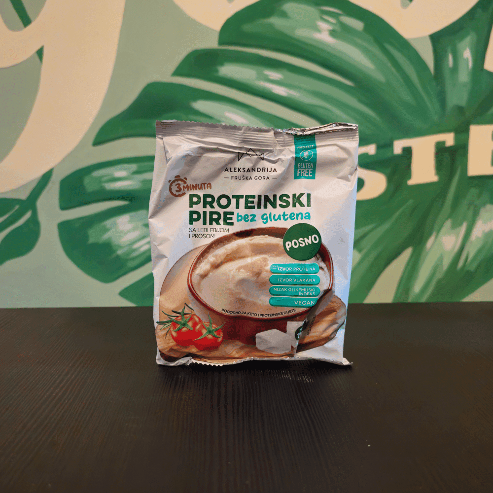 Aleksandrija – Proteinski Pire Od Prosa I Leblebije Bez Glutena 180g