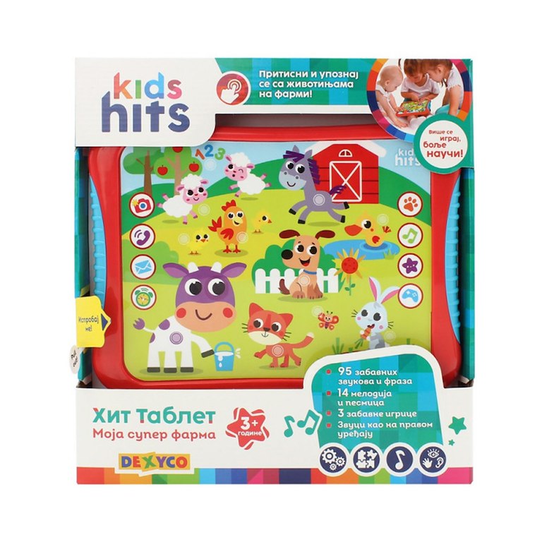 Kids Hits muzička igračka - Moja super farma tablet KH1004