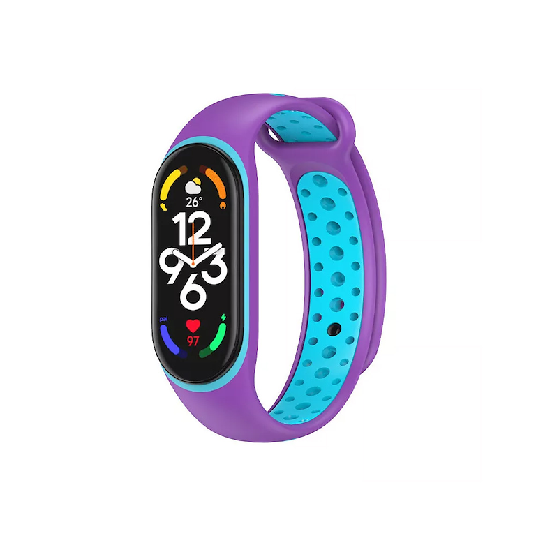 Narukvica - smart watch Xiaomi Mi Band M7 ljubicasto plava