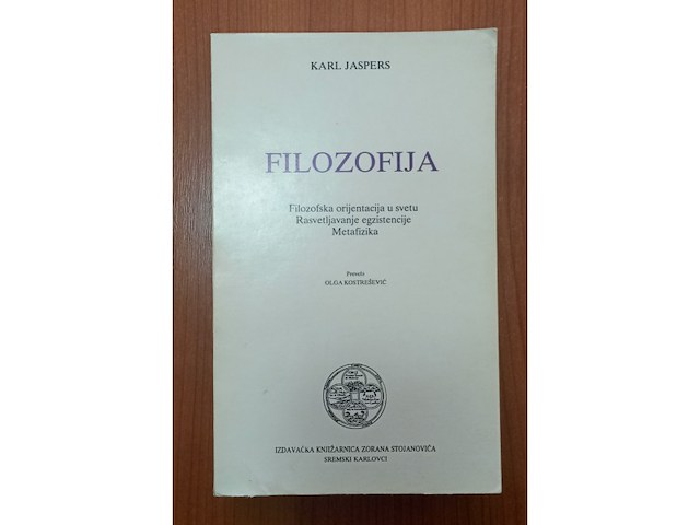 Karl Jaspers - Filozofija