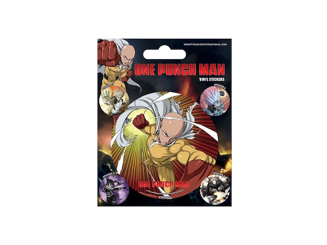 Stikeri set 5 - One Punch Man, Atomic Fist