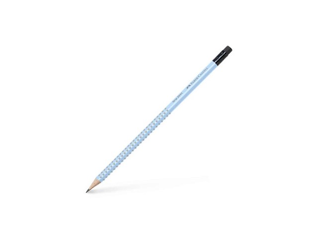 Faber-Castell -  grafitna olovka sa gumicom - Grip B, sky blue