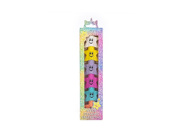 Hajlajter marker set 5 - Stackable, Stars