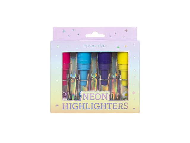 Hajlajter marker set 10 - Mini, Neon