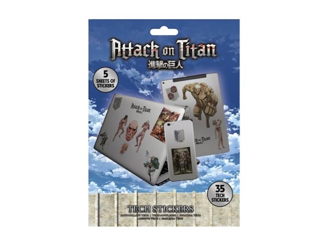 Stikeri set - Attack On Titan (S3)