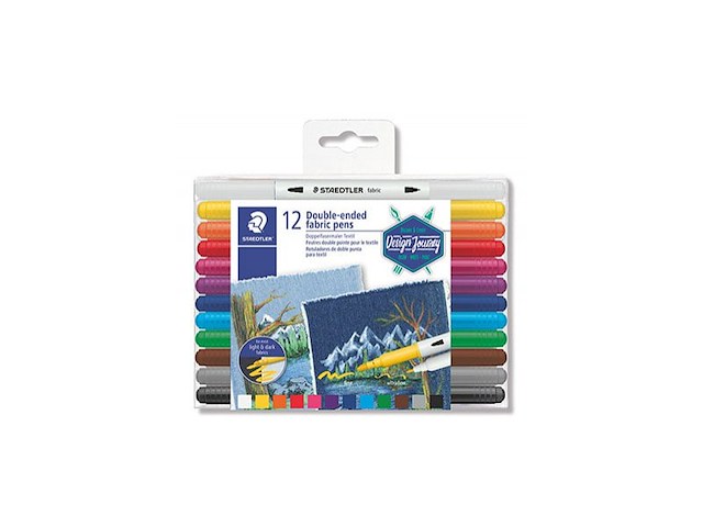 Staedtler - flomasteri za tekstil 1/12