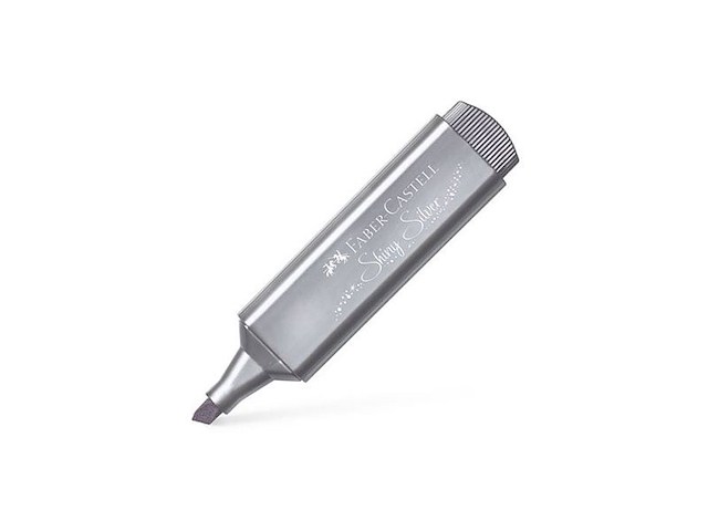 Faber-Castell flomaster textliner 46 metalic silver