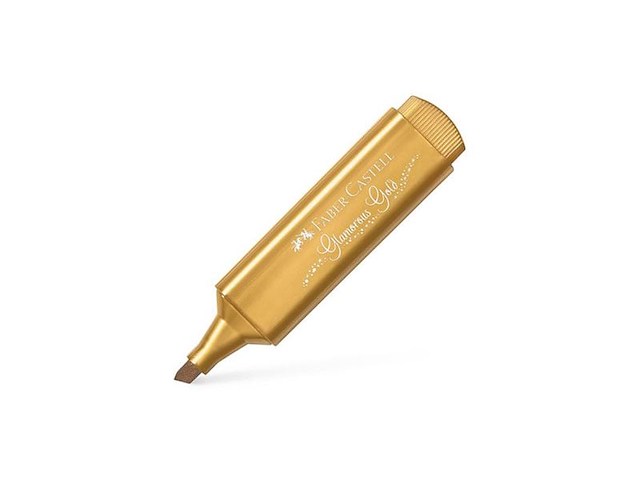 Faber-Castell flomaster textliner - metalic gold