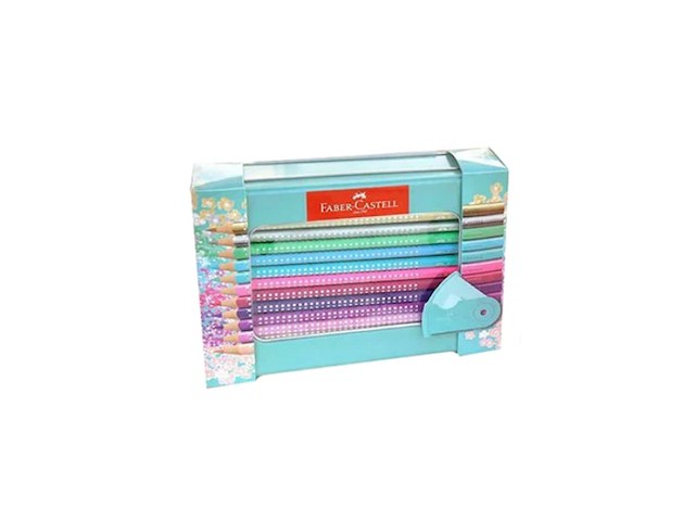 Faber-Castell Sparkle 201641 Gift Set 20 Coloured Pencils and 1 Sleeve Mini Sharpener