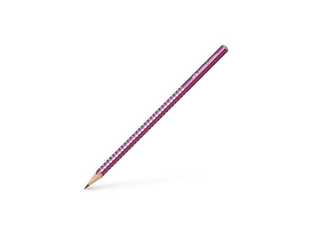 Faber-Castell grafitna olovka - Grip, HB, Sparkle pearl bordeaux