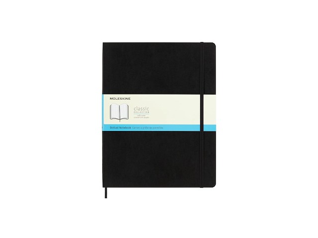 Moleskine - Notebook, XXL, dots, soft, black