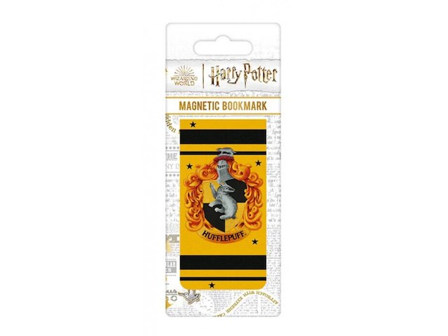 Bukmarker - Harry Potter, Colourful Crest, Hufflepuff