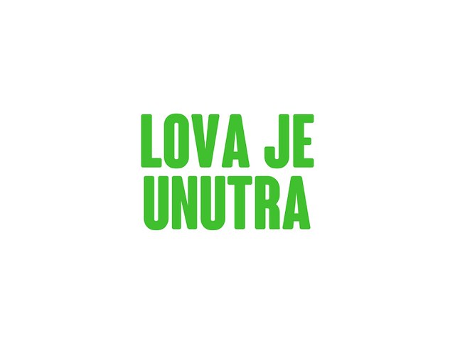 Čestitka sa kovertom - Lova je unutra, zelena