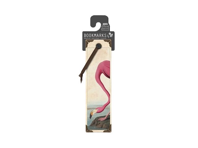 Bukmarker - Vintage, Flamingo