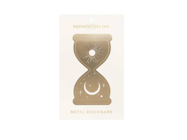 Metalni obeleživač stranica - Metal Bookmark, The Hourglass