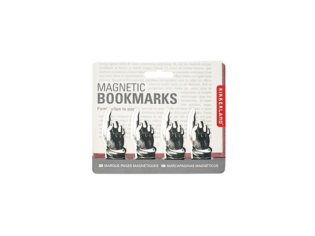 Magnetni bukmarkeri - Magnetic Pointing Bookmark, 1/4
