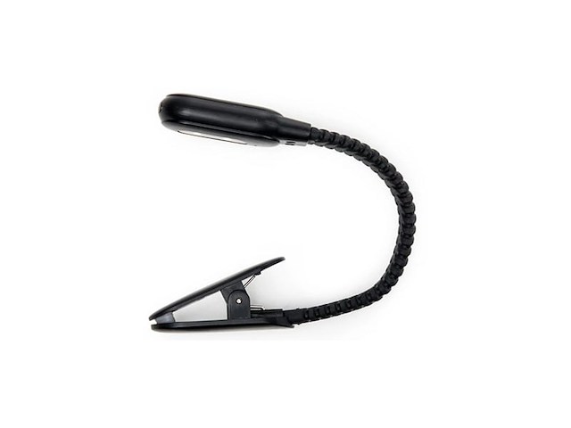 Rechargeable Clip Book Light, Black