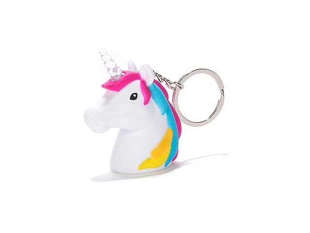 Unicorn Led Keychain