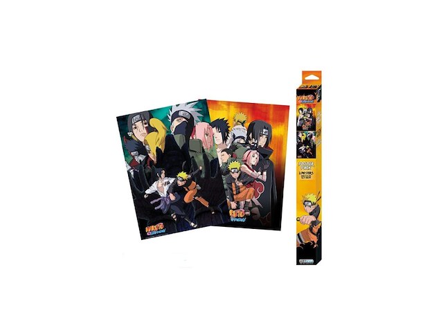 Poster set 2 - Naruto Shippuden, Ninjas