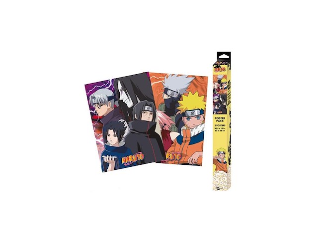 Poster set 2 - Naruto, Konoha Ninjas and Deserters