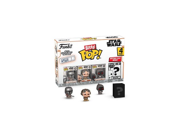 Funko POP! figurice - Pop Bitty, Star Wars Mandalorian, set 4