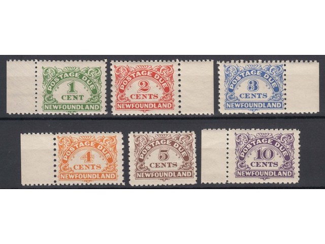 Kanada Njufaundlend 1939 porto set **