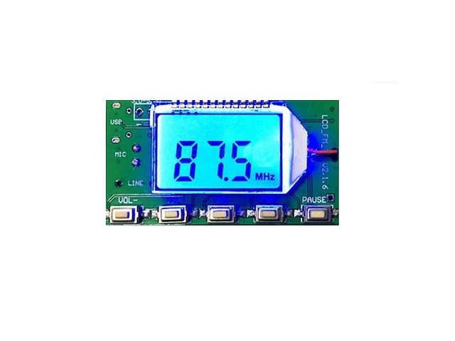 FM predajnik 87-108MHz PLL radio stanica sa mikrofonom