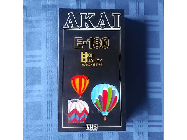 Akai E-180. video kaseta, nova