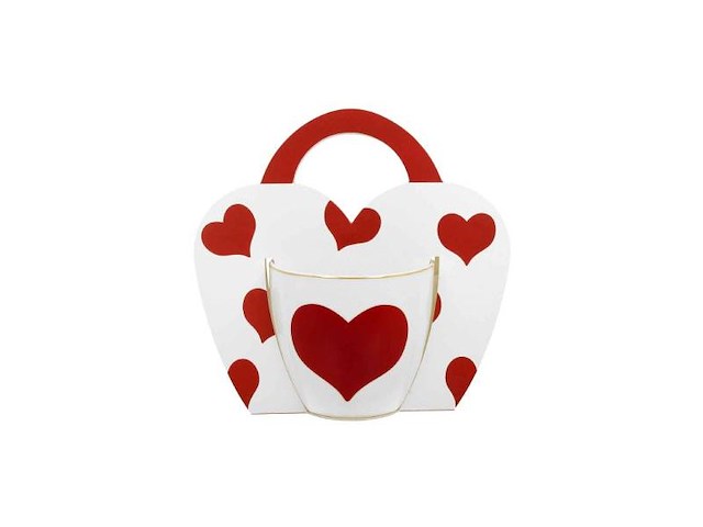 Šolja Classic - Red Heart, Heart box, 460 ml