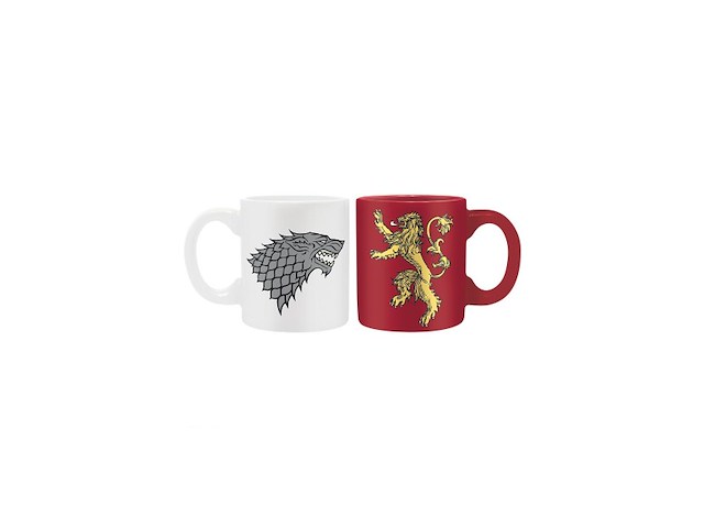 Espresso set 2 - Game Of Thrones, Stark and Lannister, 110ml