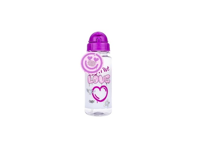 Flaša za vodu - Smiley, Positive Love, 414ml