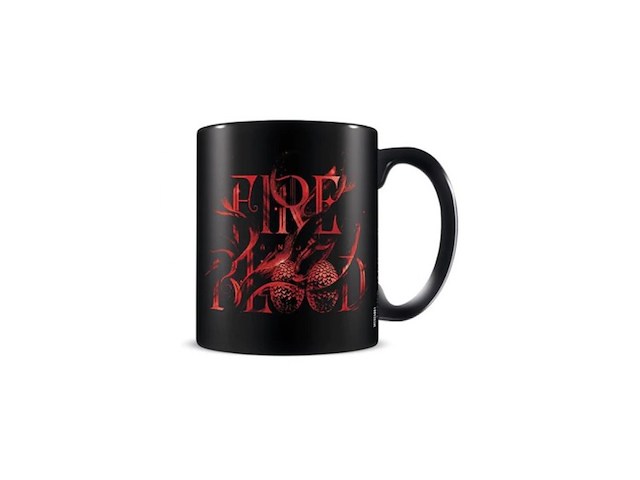 Šolja - Game Of Thrones, Fire and Blood, Black, 315ml