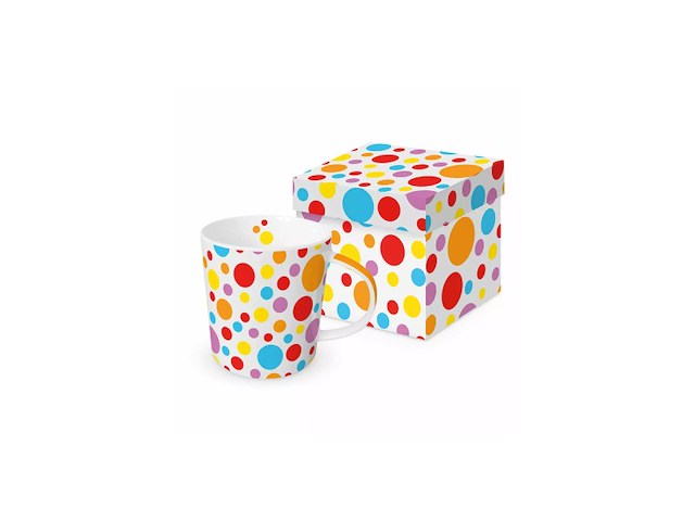 Šolja Trend - Dots Multicolor, 400ml