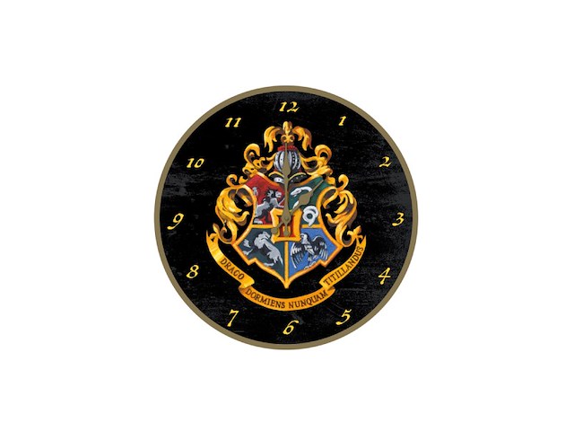 Zidni sat - Harry Potter, Colourful Crest