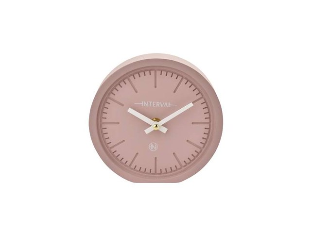 Stoni sat - Interval Minimalist, Pink, 15cm