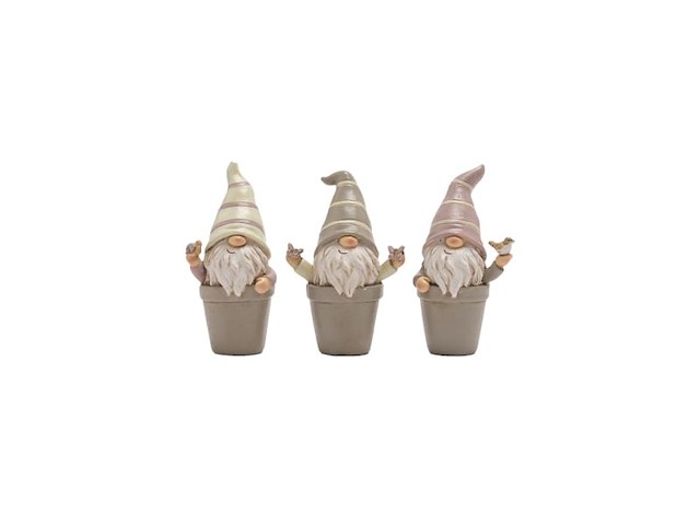 Figure set 3 - Country Living Minni Potted Gonks