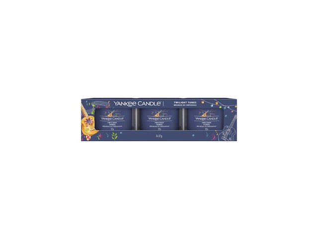 Sveća - Yankee Candle, 3 Pack Filled Votive, Twilight Tunes