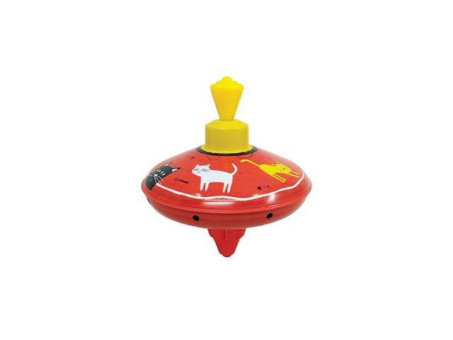 Čigra - Medium Humming Tin Top, House Animals, Cats