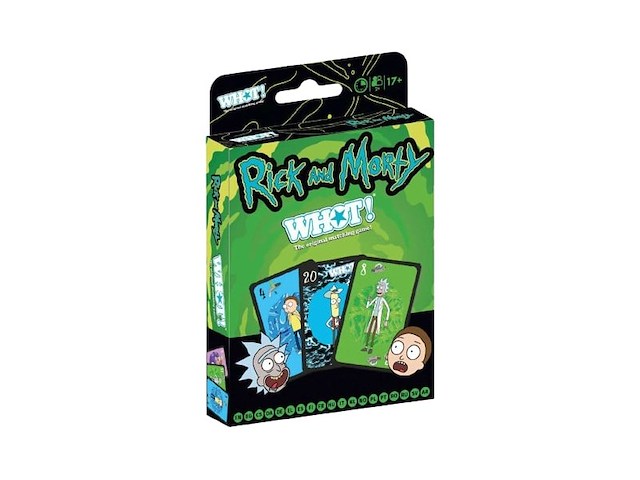 Board Game WHOT - Rick and Morty, Playing Cards