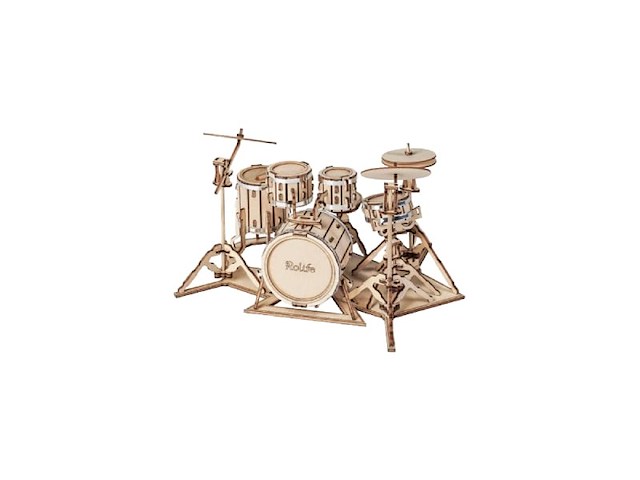 3D Puzla - Wooden, Drum Kit